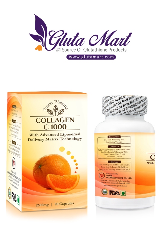 Buy Vesco Pharma Collagen C 1000 Collagen Capsules – 90 Capsules