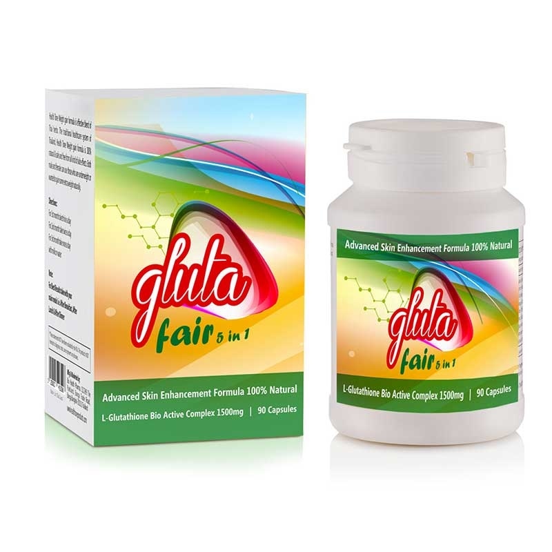Gluta Fair 5 in Glutathione Skin Whitening Pills